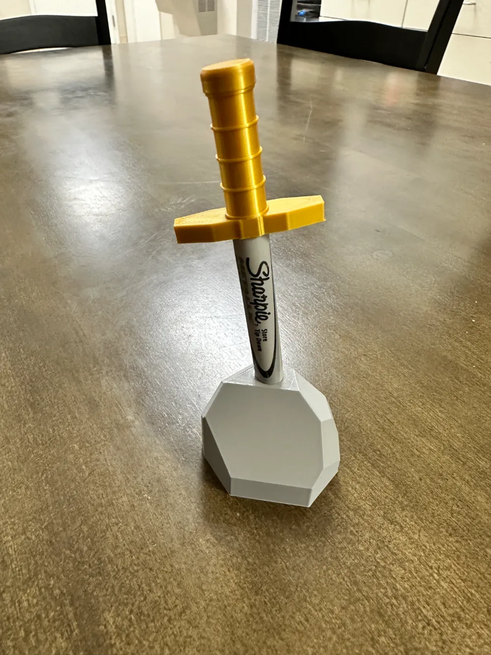 Sharpie Sword Stone by sulleyneal - MakerWorld