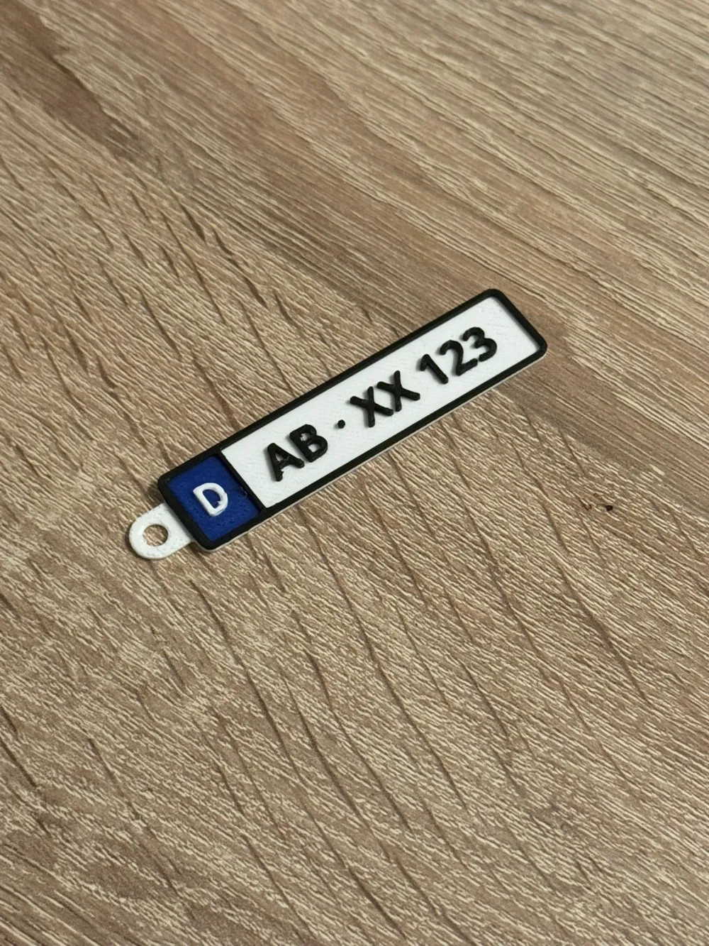 License Plate Keychain - Free 3D Print Model - MakerWorld