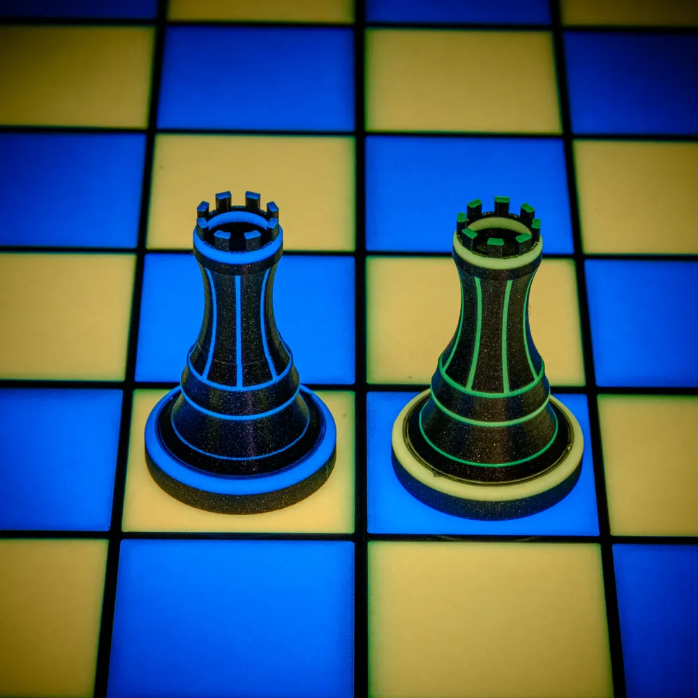 TRON themed Chess Set by CreeaFabra MakerWorld: Download Free 3D Models