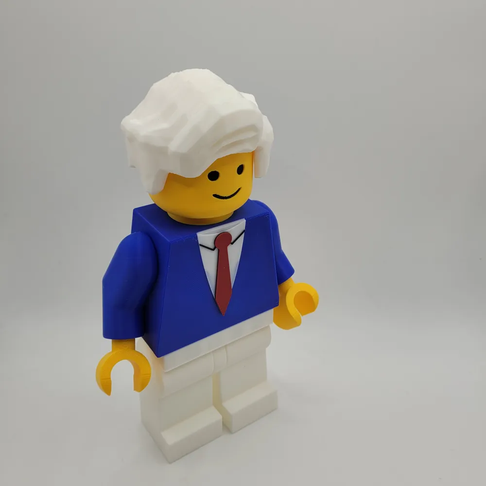 Donald Trump Brick Figure - Free 3D Print Model - MakerWorld