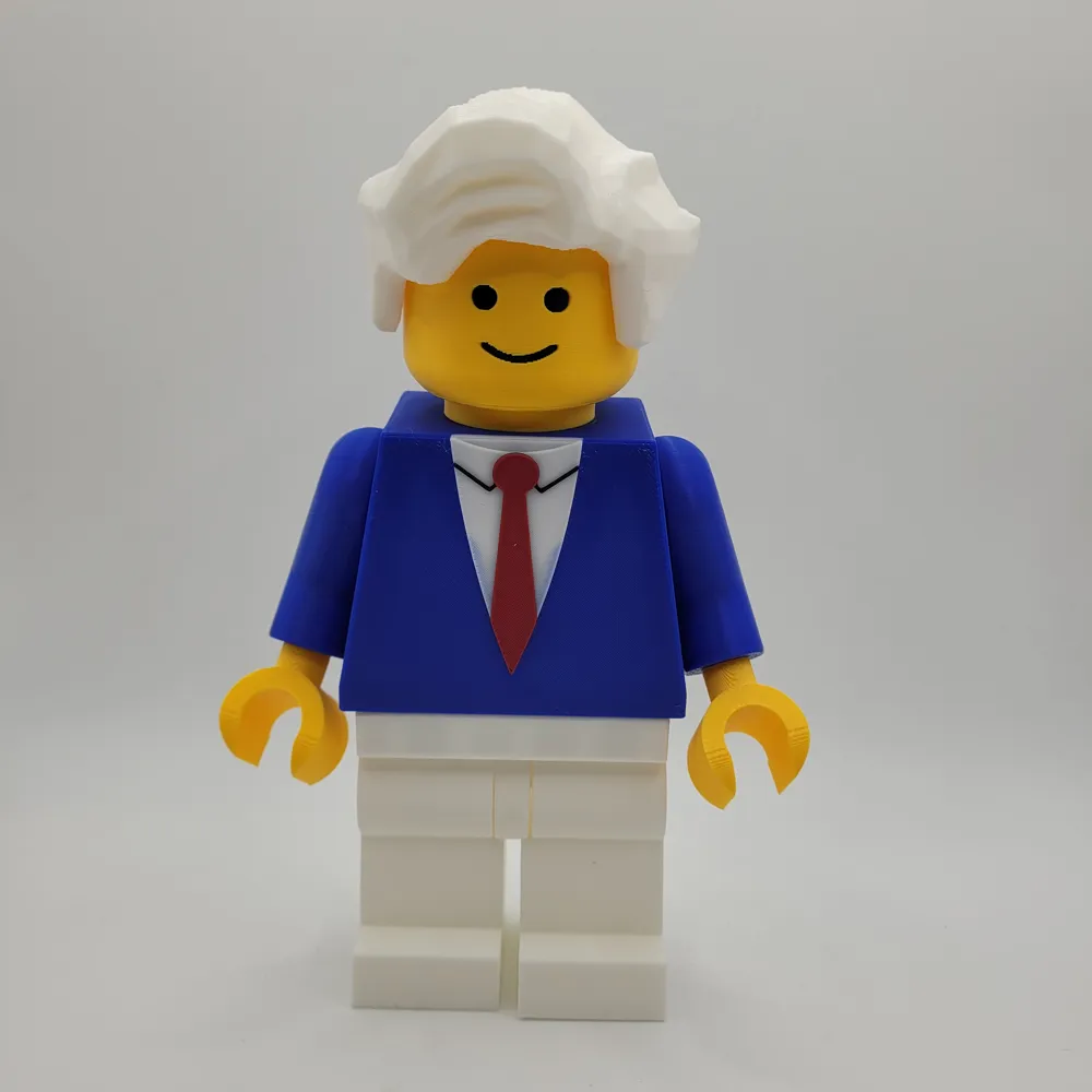 Donald Trump Brick Figure - Free 3D Print Model - MakerWorld