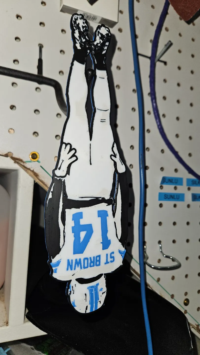 Amon-Ra St Brown Headstand Detroit Lions Ornament by iammagicmike ...