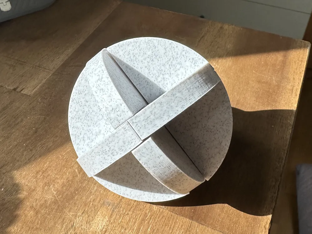 6 Piece Interlocking Puzzle Ball - (Level Medium) by Gjörk - MakerWorld