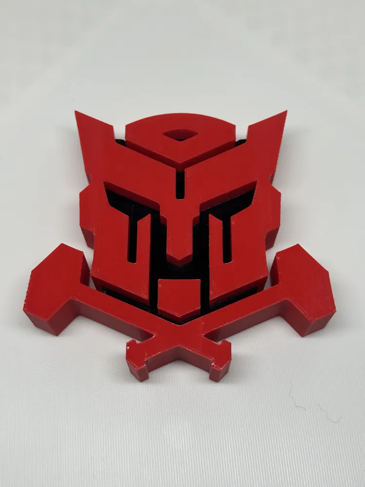 Transformers Wreckers Emblem Badge - Free 3D Print Model - MakerWorld