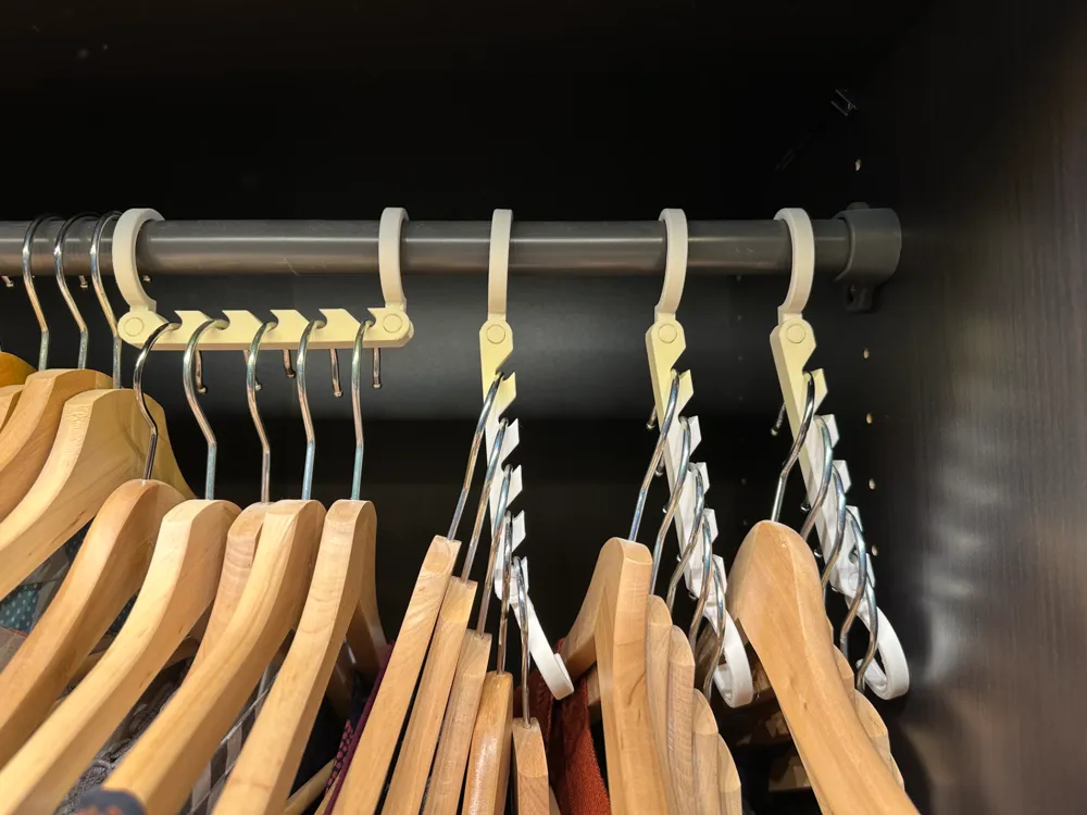 Magic Clothes Hanger (print-in-place) - Free 3D Print Model - MakerWorld