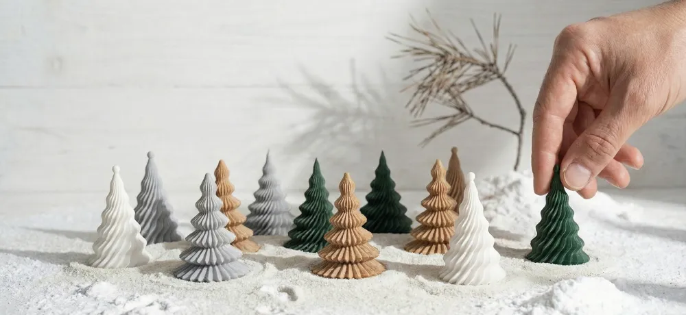 Mini Xmas Tree Collection - Christmas tree - Free 3D Print Model ...