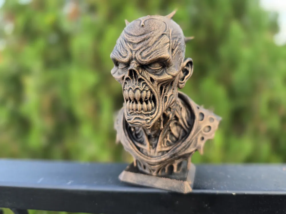 Undead Horror Bust – Dark Collector Statue - Free 3D Print Model ...