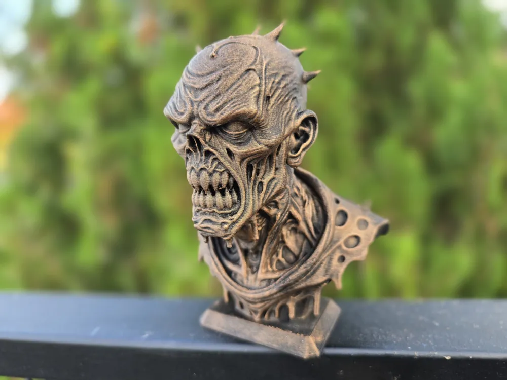 Undead Horror Bust – Dark Collector Statue - Free 3D Print Model ...