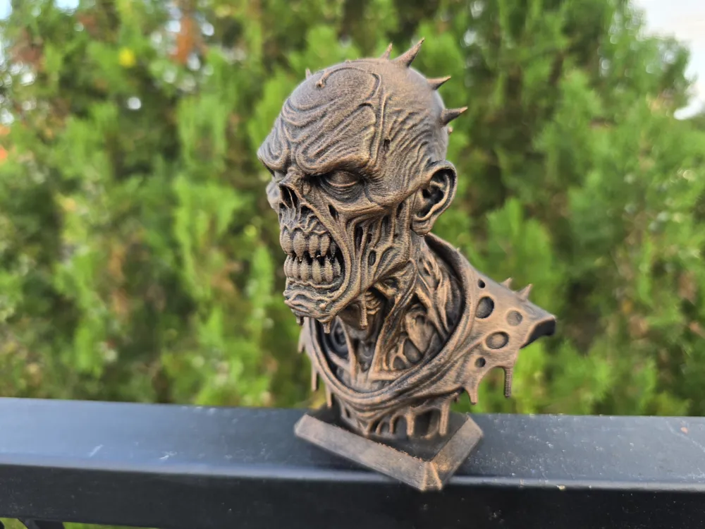 Undead Horror Bust – Dark Collector Statue by Messy_Panda MakerWorld ...