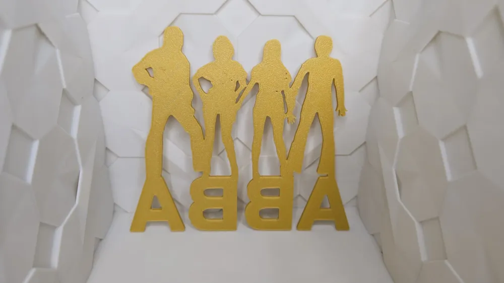 Abba Logo/Sign - Free 3D Print Model - MakerWorld