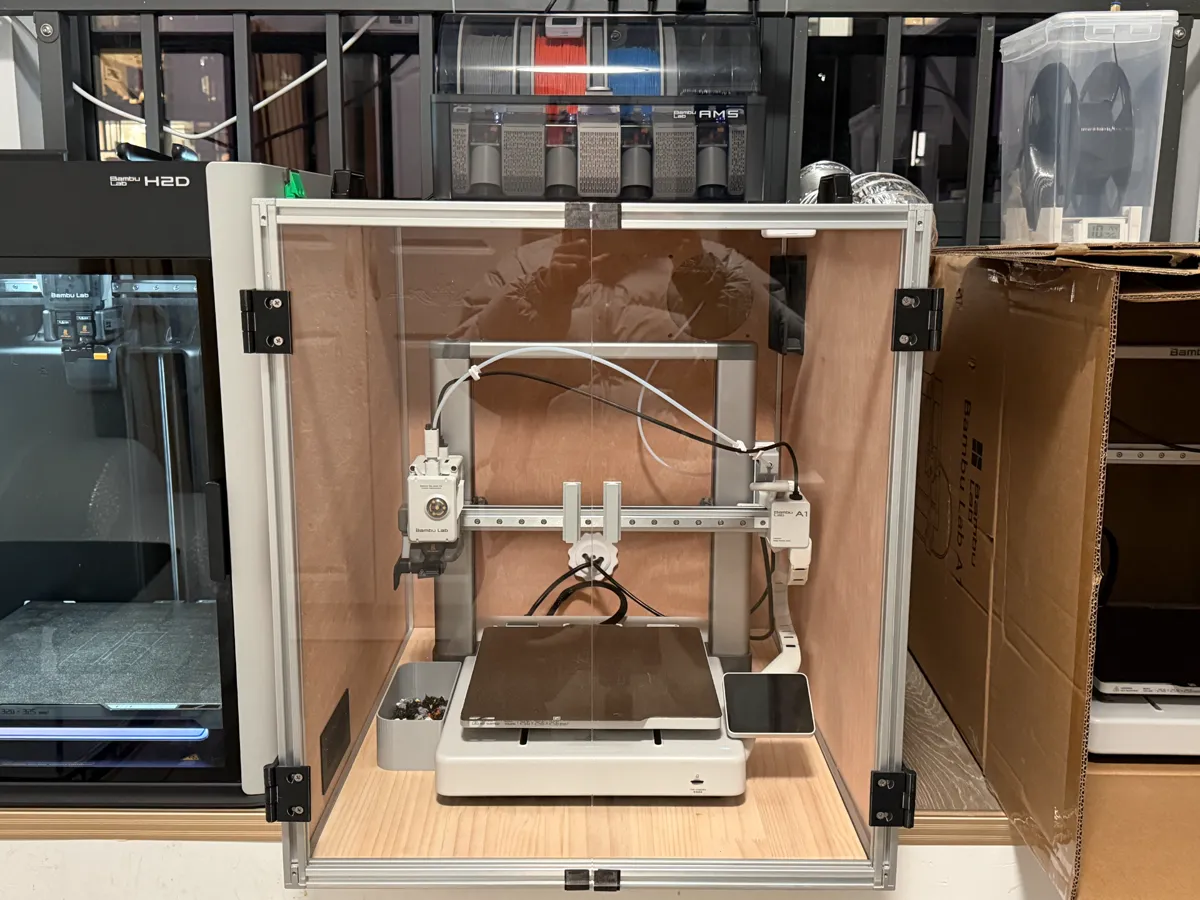Bambu Lab A1 enclosure detailed tutorial (including detailed list and ...