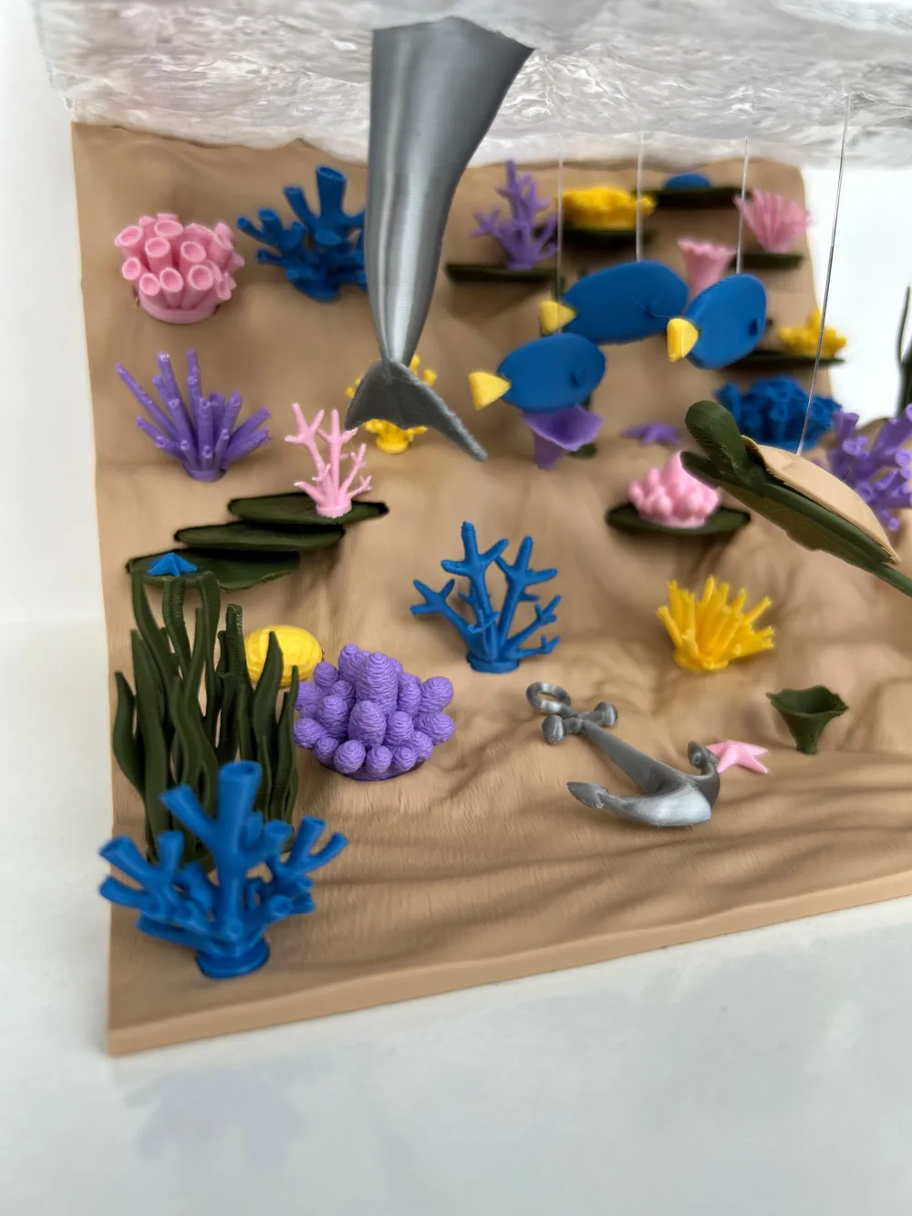 "Wonders of the Blue" – 3D Coral Reef Diorama by DL 3D LAB MakerWorld ...
