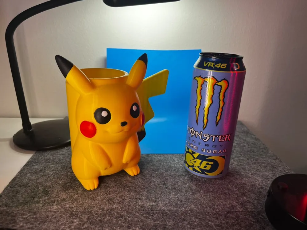 Pikachu Can Holder – Pokemon Drink Cup (0.5L) by 3dtiskCech MakerWorld ...
