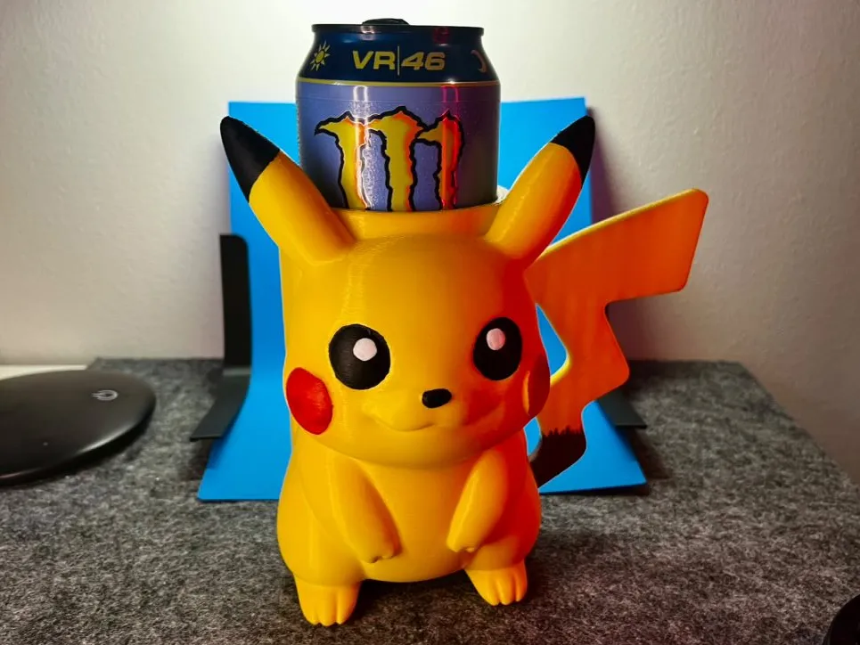 Pikachu Can Holder – Pokemon Drink Cup (0.5L) by 3dtiskCech MakerWorld ...