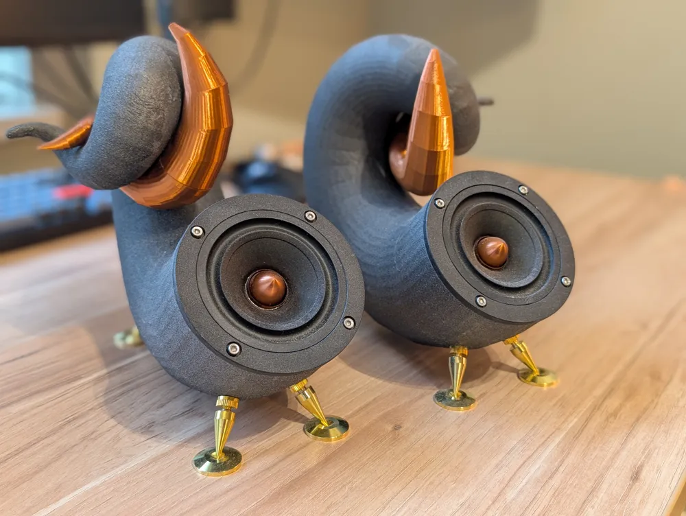 Unique DIY Spiral Speakers - Free 3D Print Model - MakerWorld