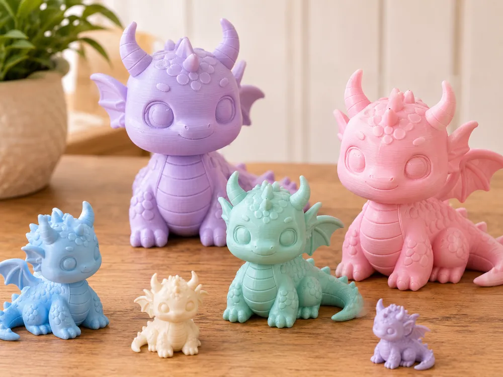 Mini Baby Dragon Lumi cute toy figur miniatur – Kostenloses 3D ...