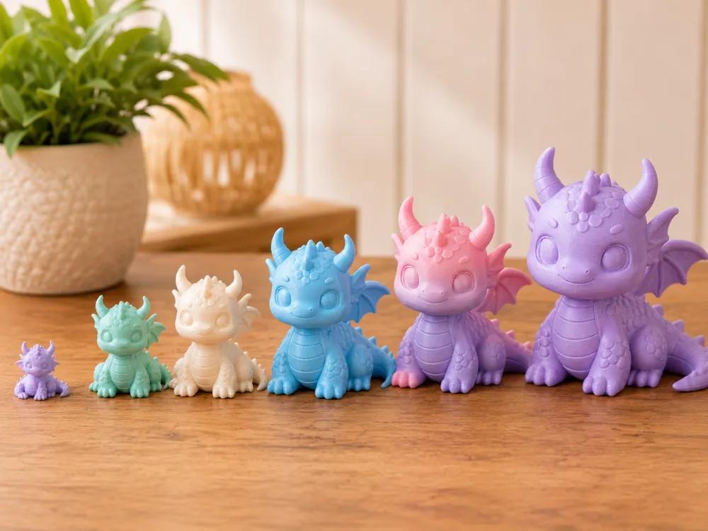 Mini Baby Dragon Lumi cute toy figur miniatur – Kostenloses 3D ...