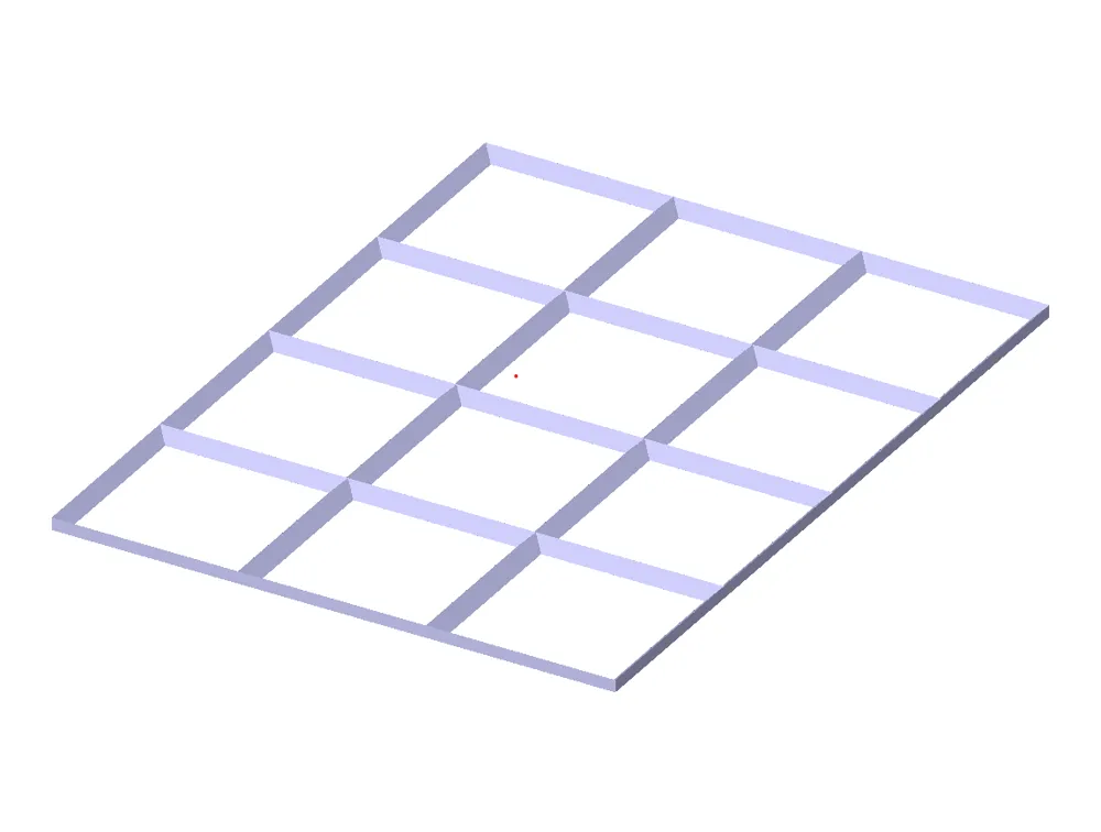 3x4 55 mm base grid for organizers by FlugtN - MakerWorld