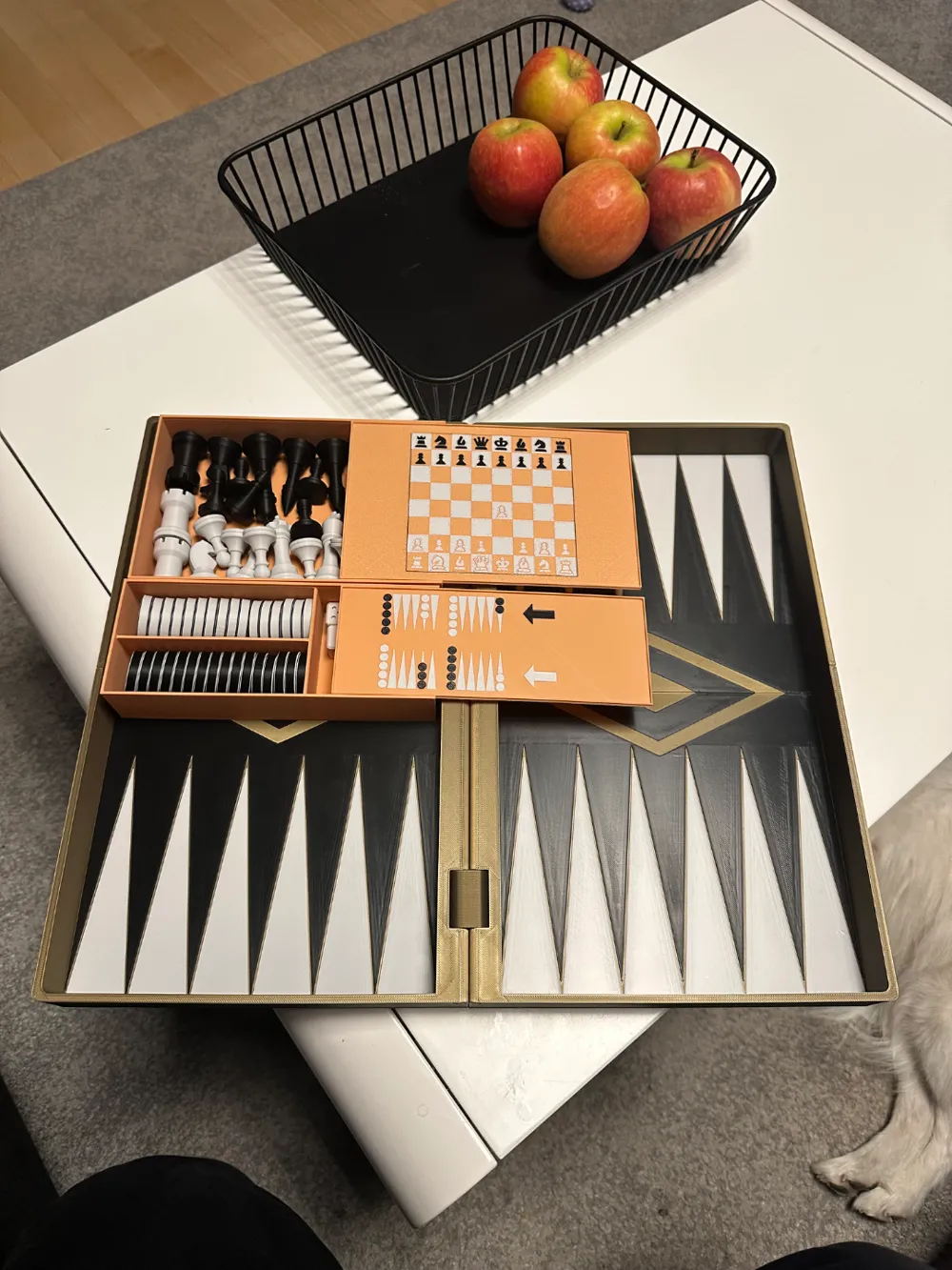 Backgammon /Chess / Checkers Full Size by Mittelpunkt Studios MakerWorld: Download Free 3D Models