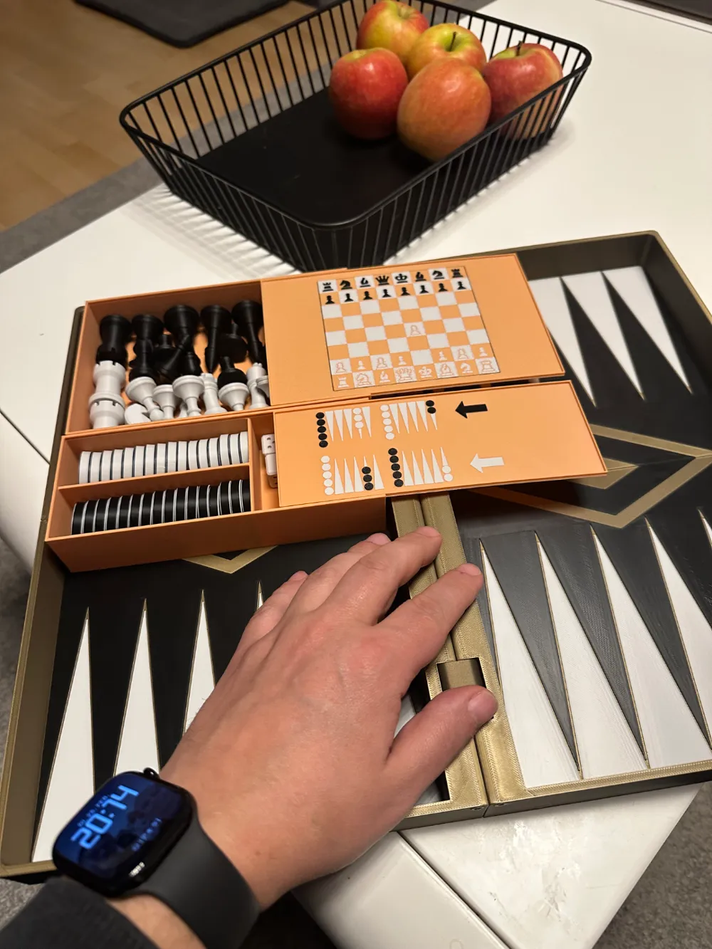 Backgammon /Chess / Checkers Full Size by Mittelpunkt Studios MakerWorld: Download Free 3D Models