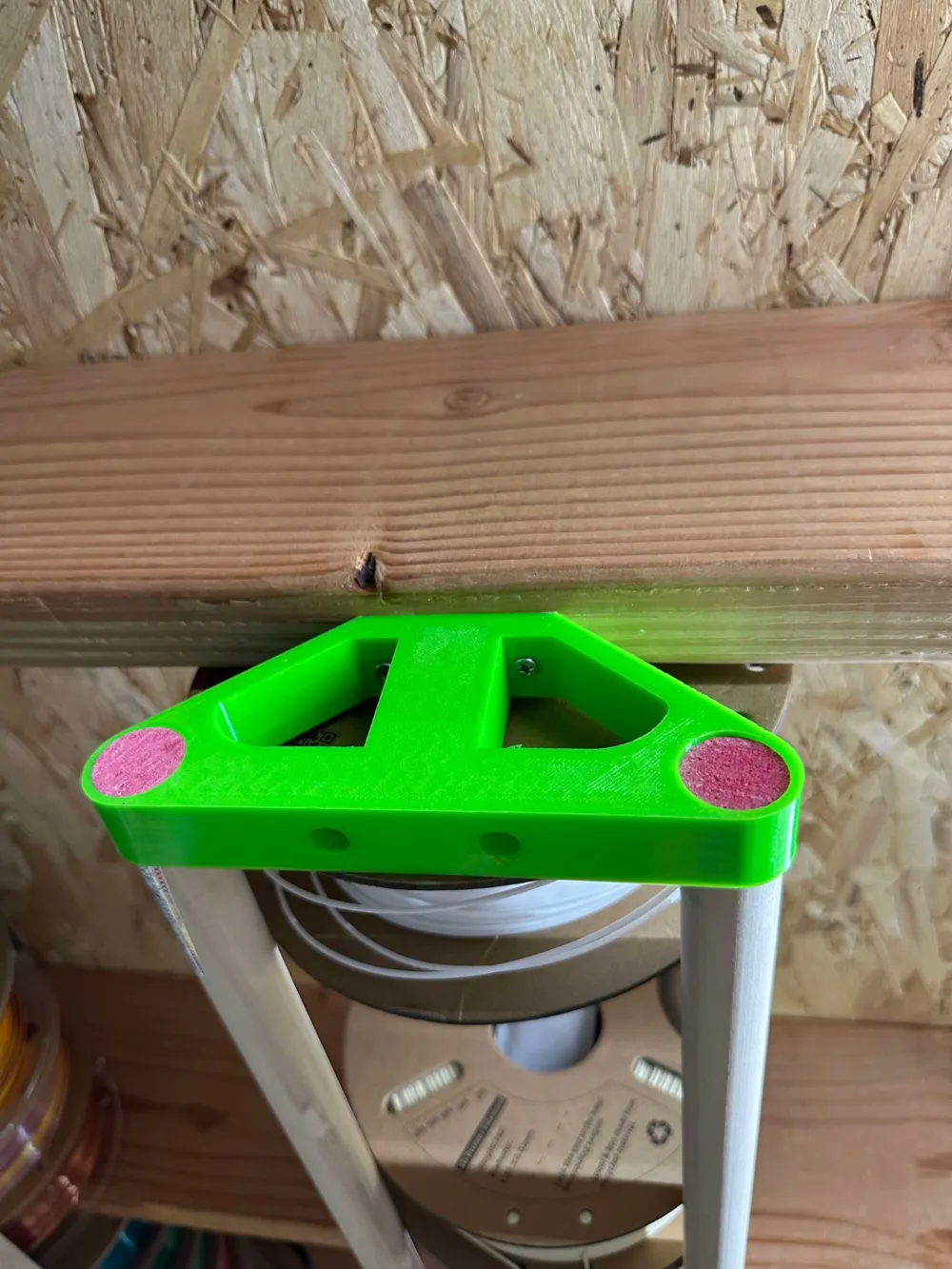 Filament Spool Ceiling Rack Bracket Mount Storage - Free 3D Print Model ...