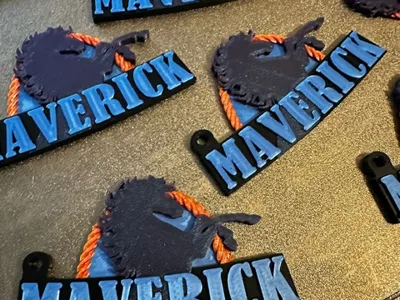 Maverick at Cedar Point Keychain 2024 by Daniel MakerWorld: Download ...