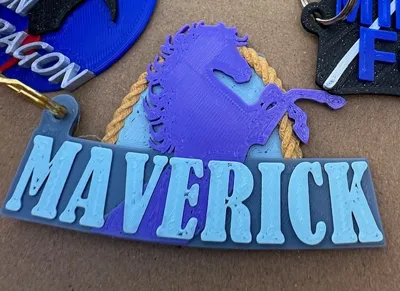 Maverick at Cedar Point Keychain 2024 by Daniel MakerWorld: Download ...