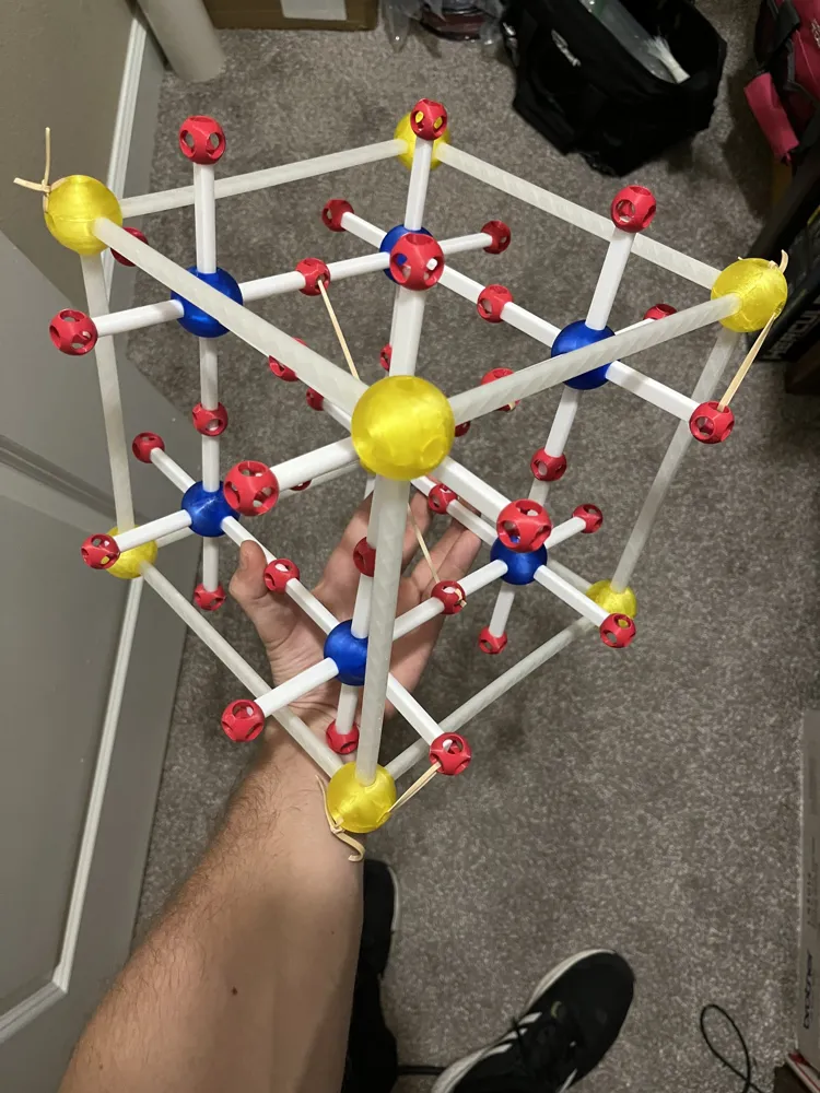Perovskite Crystal Structure (3D ABX3) by CourLabs MakerWorld: Download ...