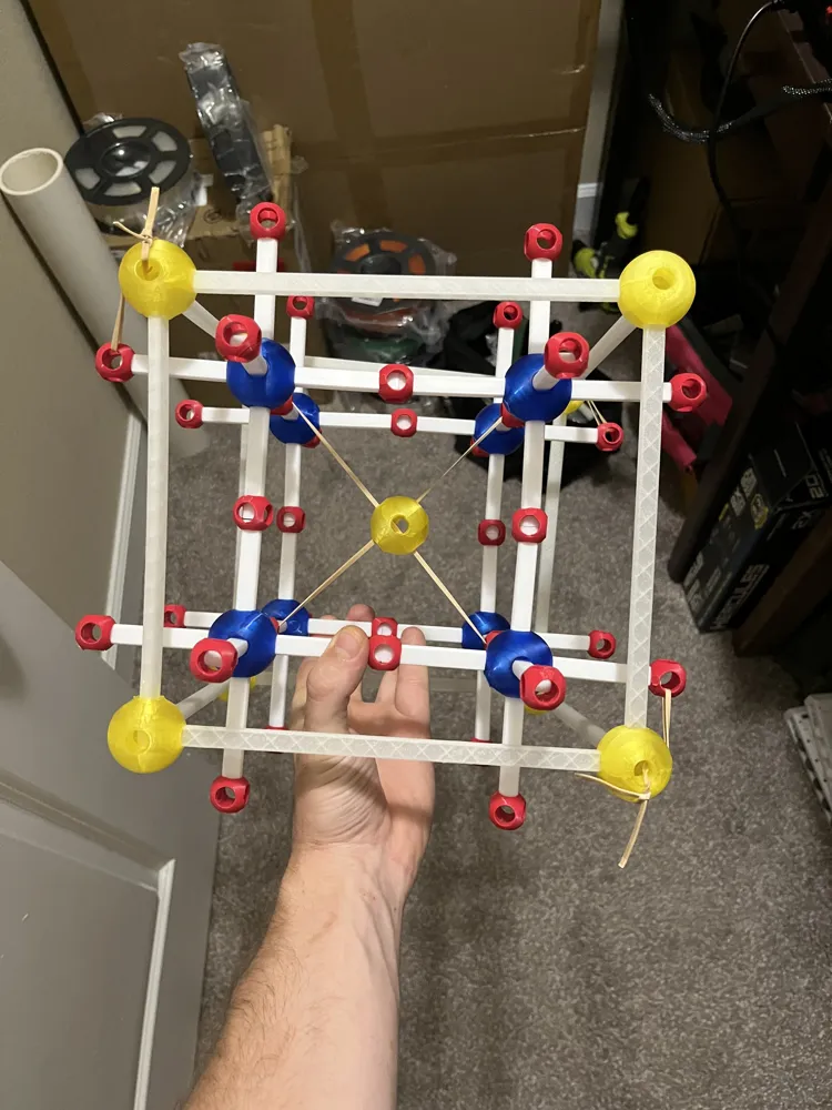 Perovskite Crystal Structure (3D ABX3) - Free 3D Print Model - MakerWorld
