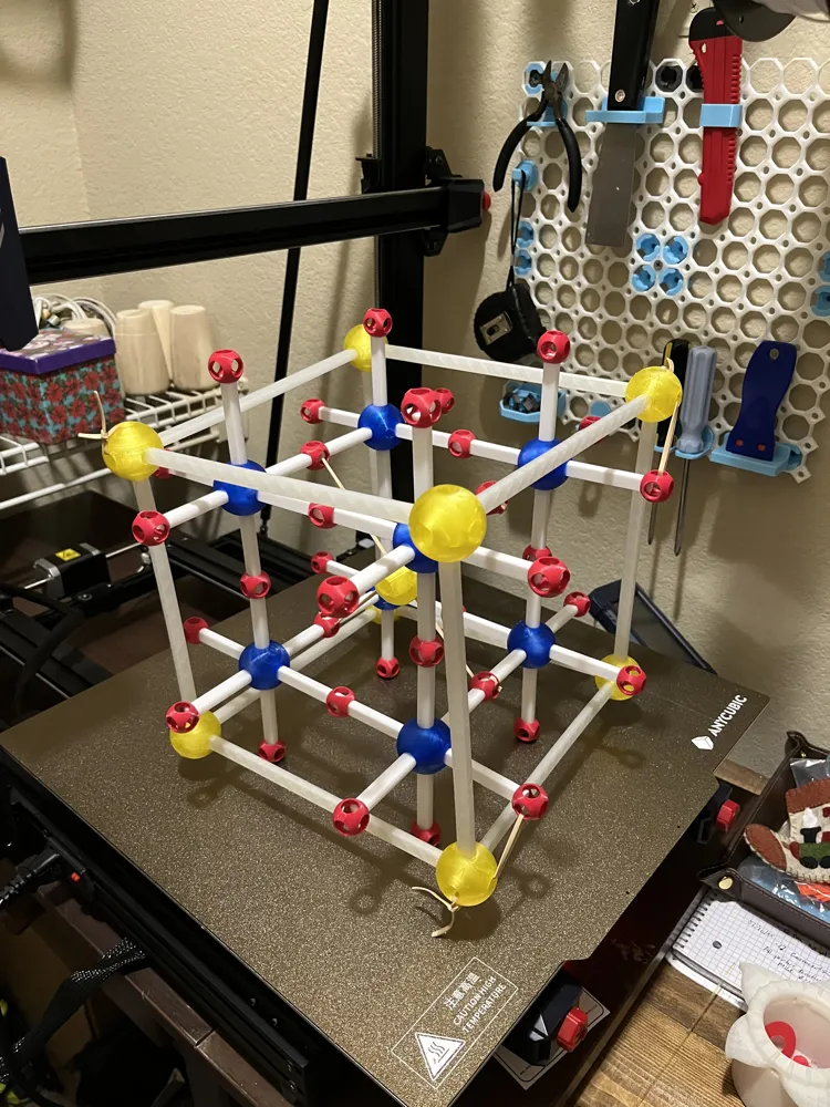 Perovskite Crystal Structure (3D ABX3) by CourLabs MakerWorld: Download ...
