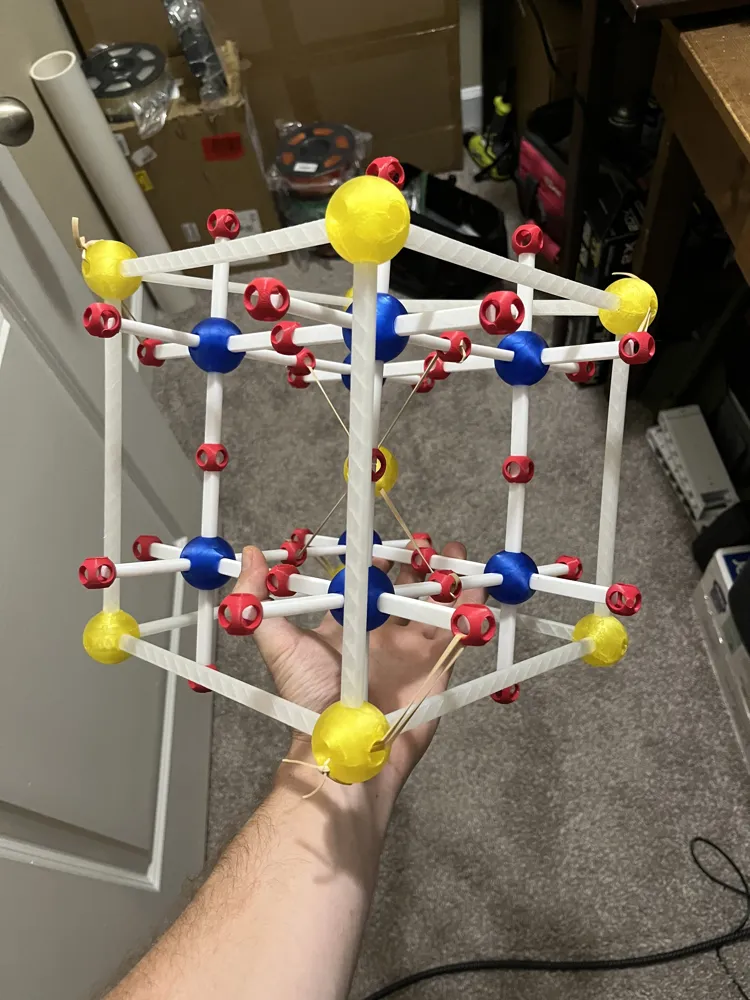 Perovskite Crystal Structure (3D ABX3) - Free 3D Print Model - MakerWorld
