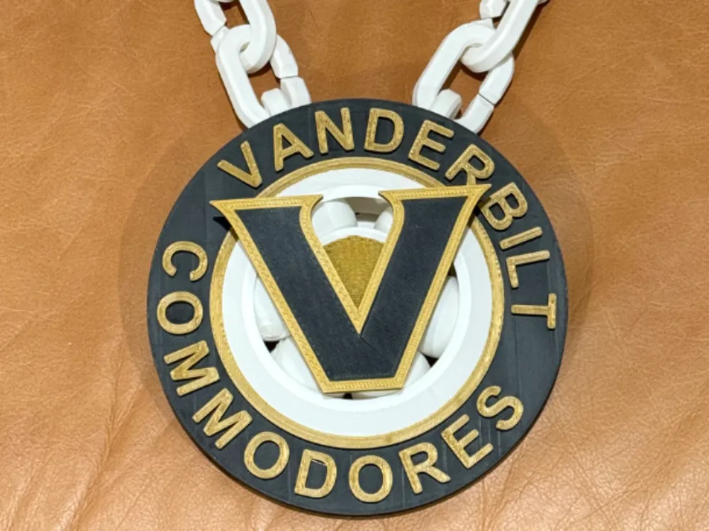 Vanderbilt Commodores Spinner Chain by jckrenrut MakerWorld: Download ...