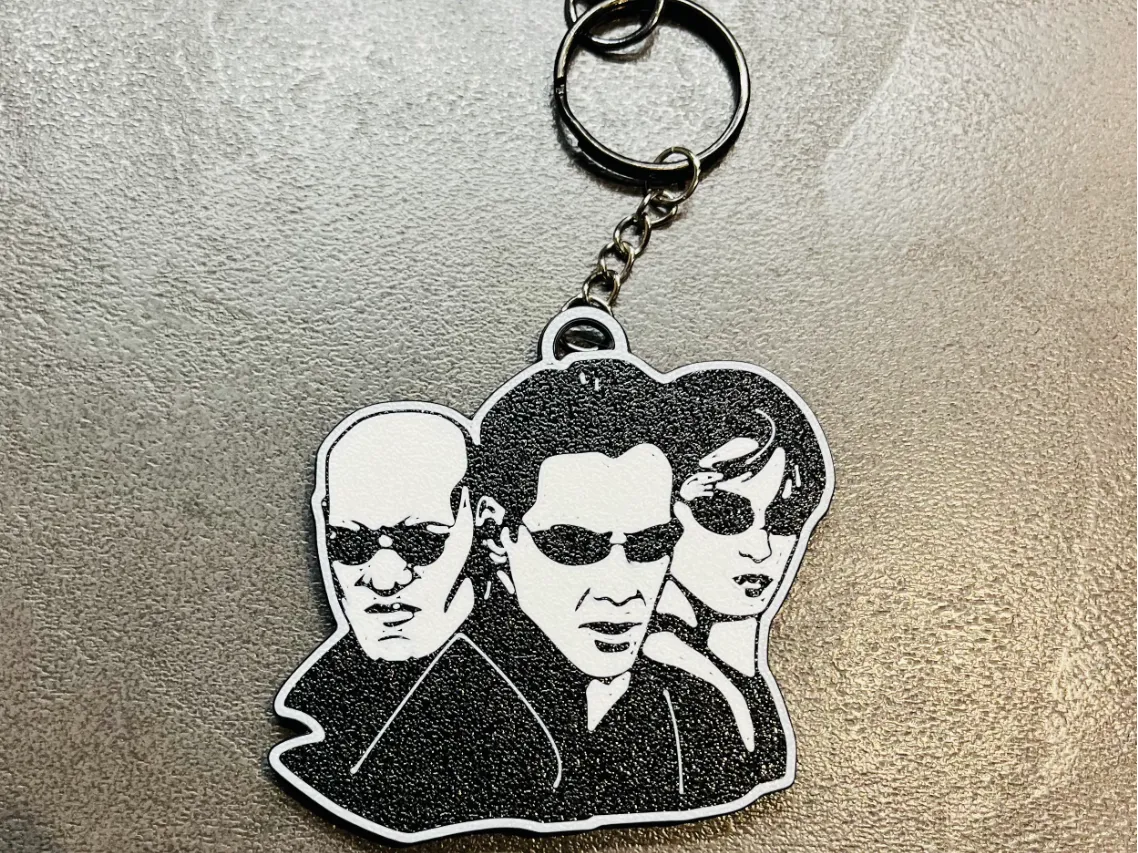 The Matrix keychain - Free 3D Print Model - MakerWorld