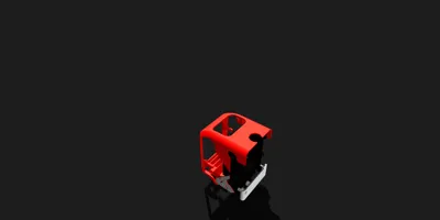 Toolhead cover and cooling fan duct bambu P1P P1S by .STEP files ...