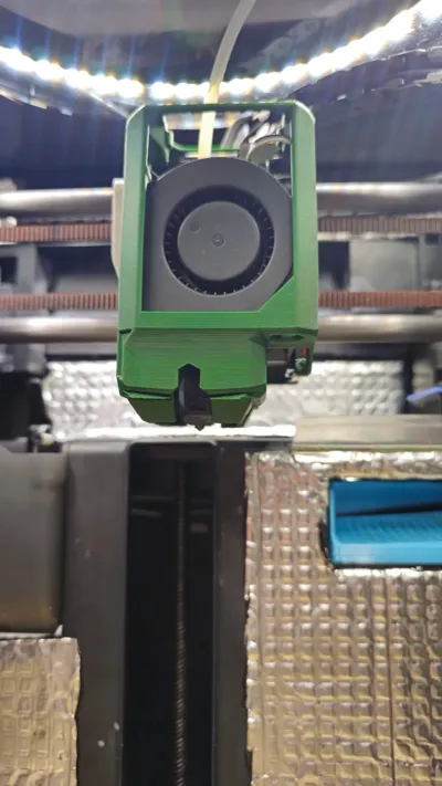 Toolhead cover and cooling fan duct bambu P1P P1S by .STEP files ...