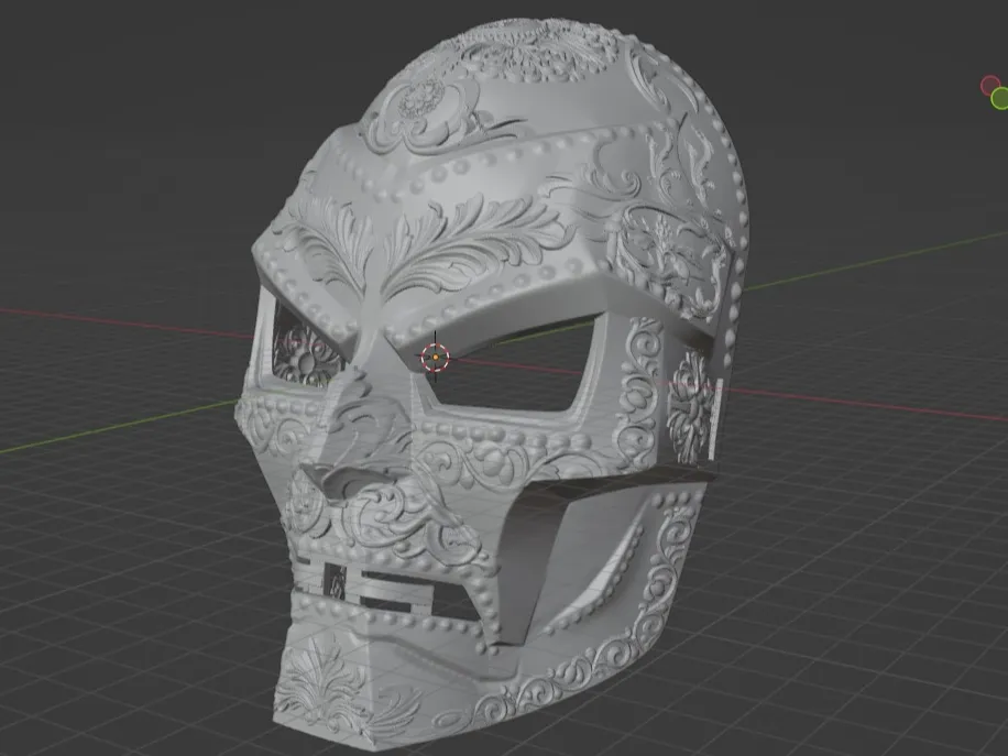 Dr.Doom "Deluxe" Ornamental Face Mask by DonDraq MakerWorld: Download Free 3D Models