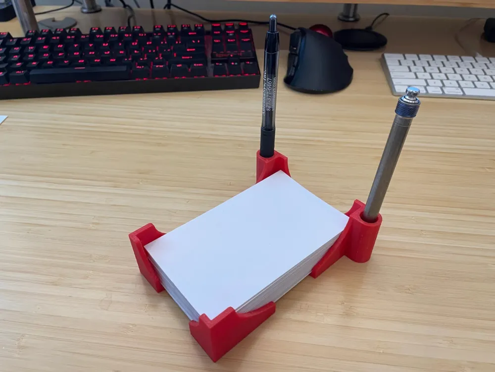 Index Card Tray and Pens holder by Spencer Webb - MakerWorld