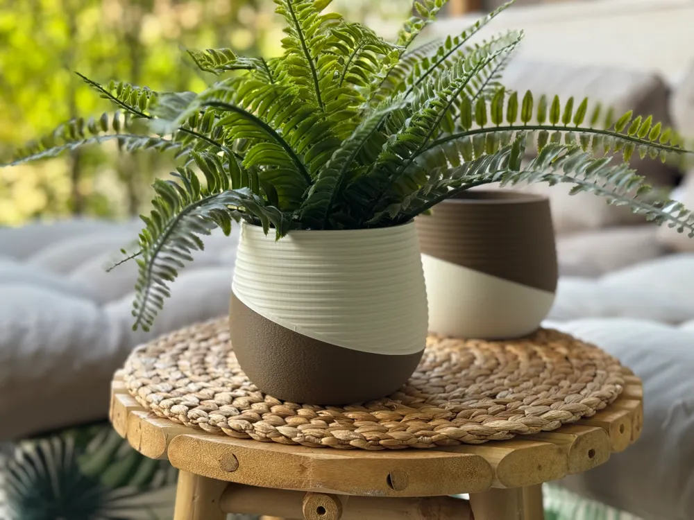 Two Tone Split Flower Pot / Vase - 10cm - (no AMS) by AdrianS ...