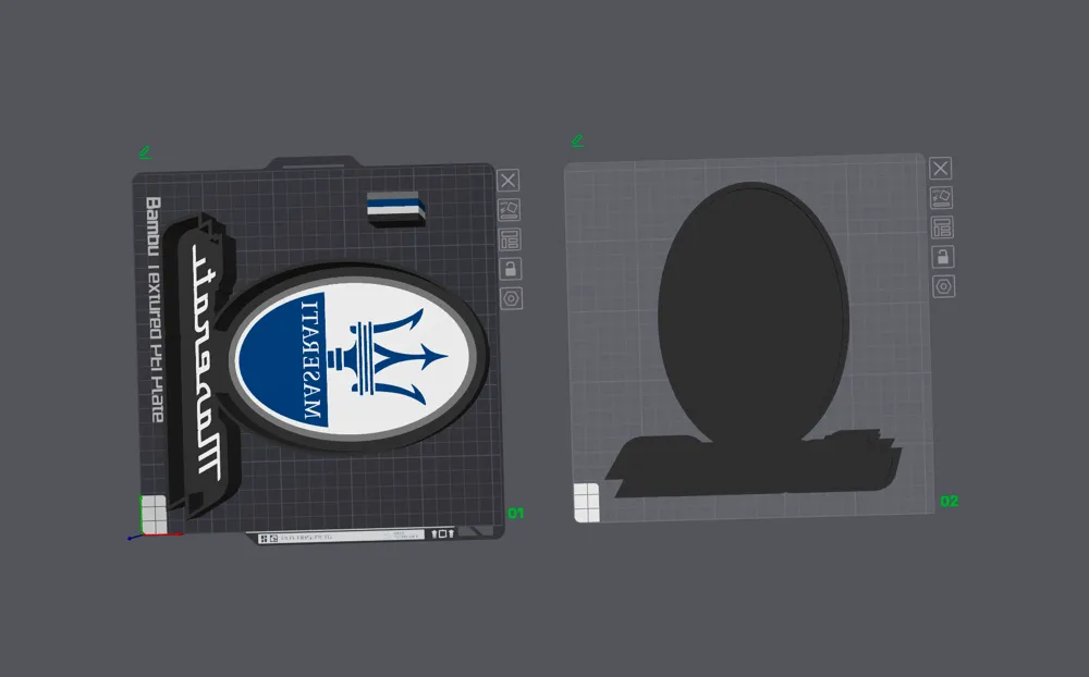 Maserati exotic luxury car light box by JabHook - MakerWorld