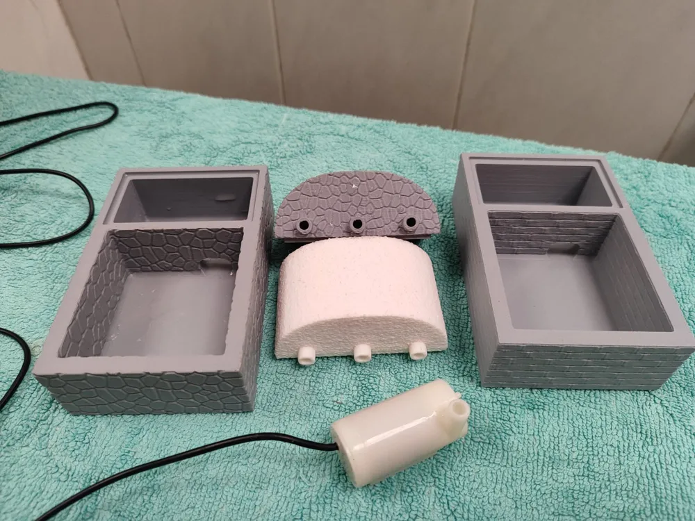 Water motor fountain - Free 3D Print Model - MakerWorld