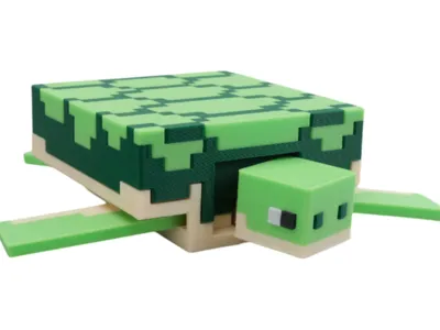 Minecraft Sea Turtle | Articulated |Fidget Toy by bkprint3d MakerWorld ...
