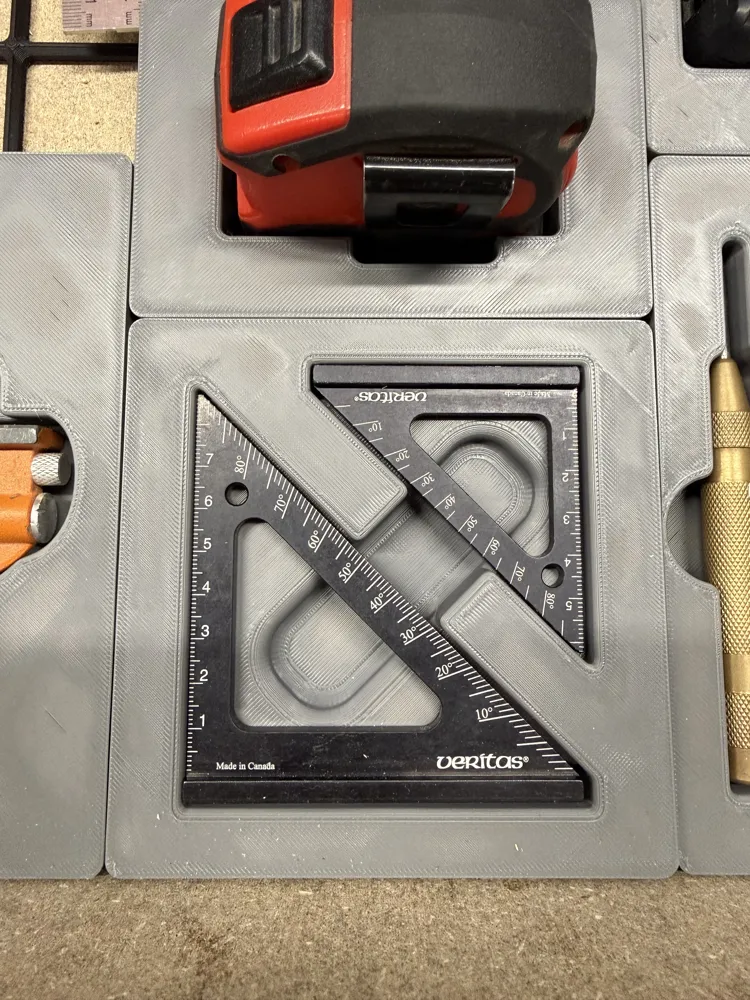 gridfinity veritas mini speed square bin - Free 3D Print Model - MakerWorld
