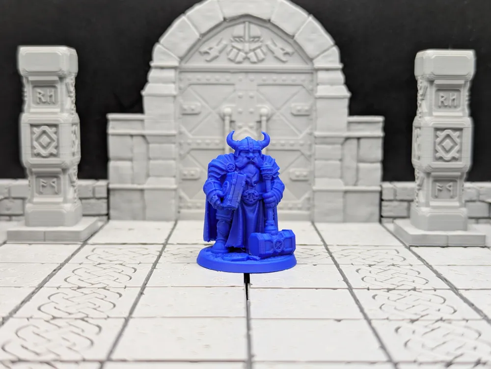Dwarven Runesmith - Free 3D Print Model - MakerWorld