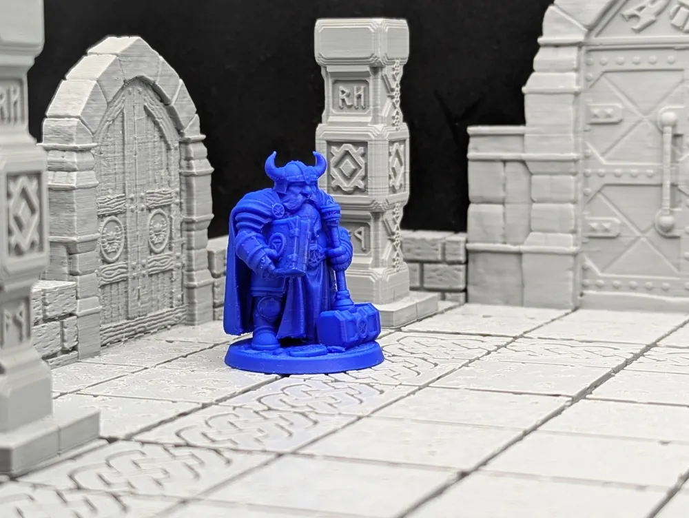 Dwarven Runesmith - Free 3D Print Model - MakerWorld
