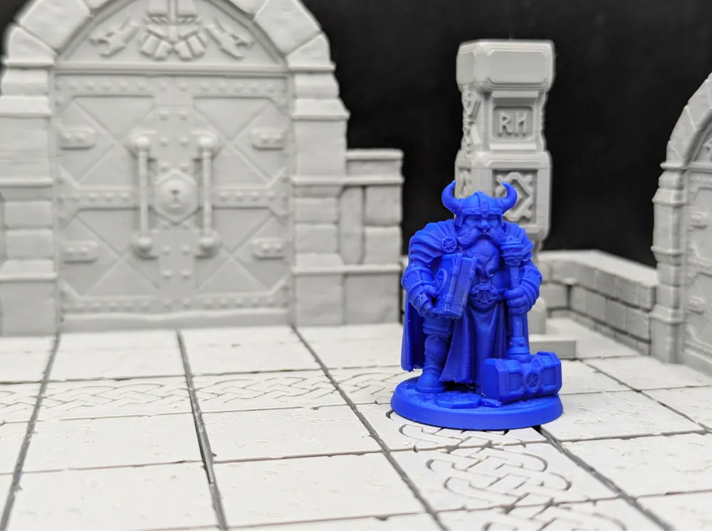 Dwarven Runesmith - Free 3D Print Model - MakerWorld