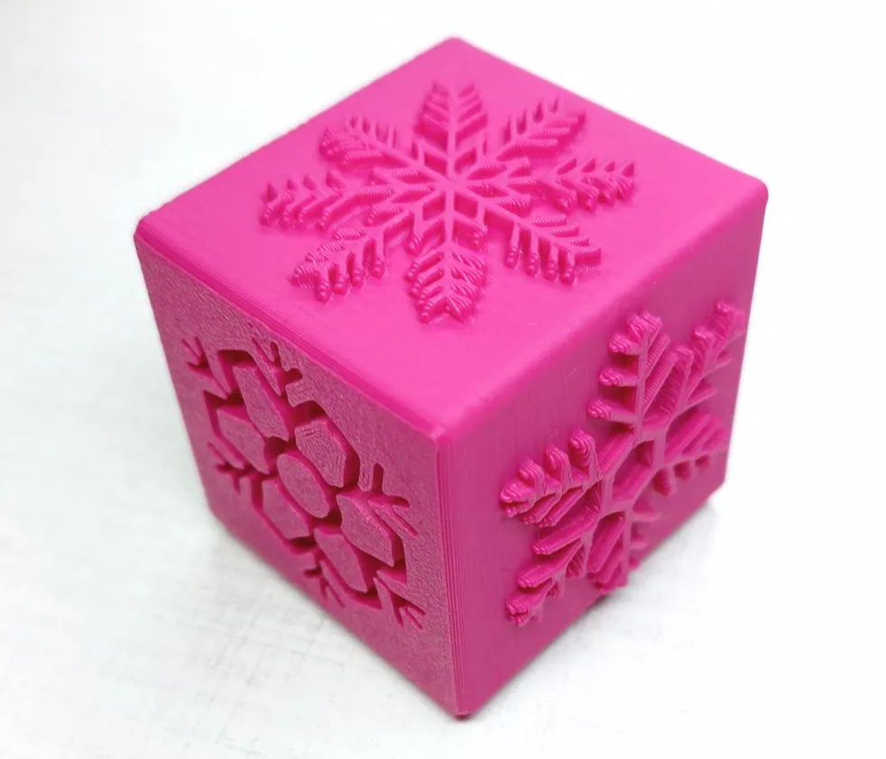 Stamp Cube snowflake by Gar_Deco - MakerWorld
