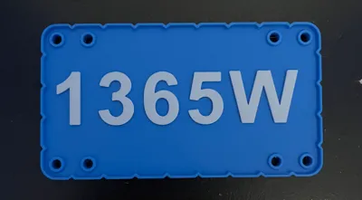 Vex VRC License Plates Blue and Red by Jacoob16 - MakerWorld