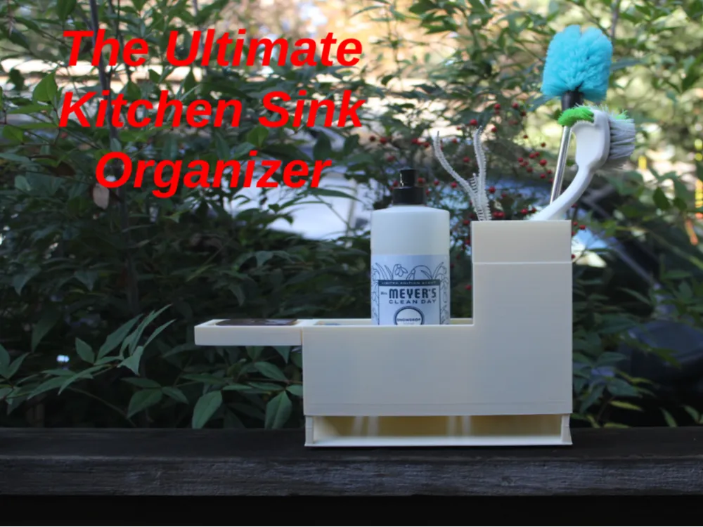 The Ultimate Kitchen Sink Organizer - Free 3D Print Model - MakerWorld