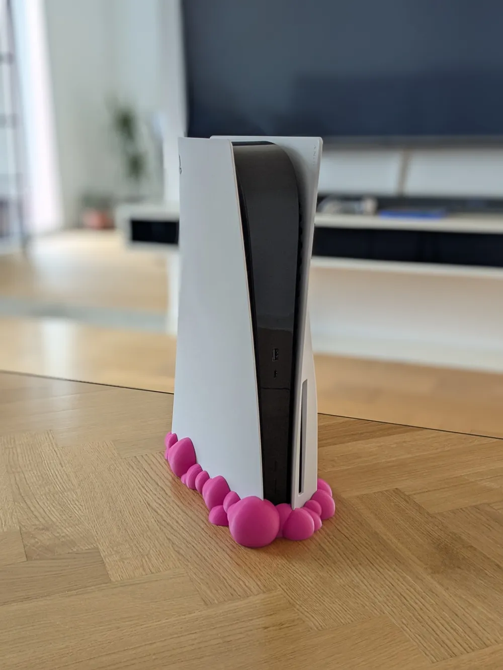 Suporte para Console PS5 BubbleGum por Draahl MakerWorld: Baixe modelos 3D gratuitos