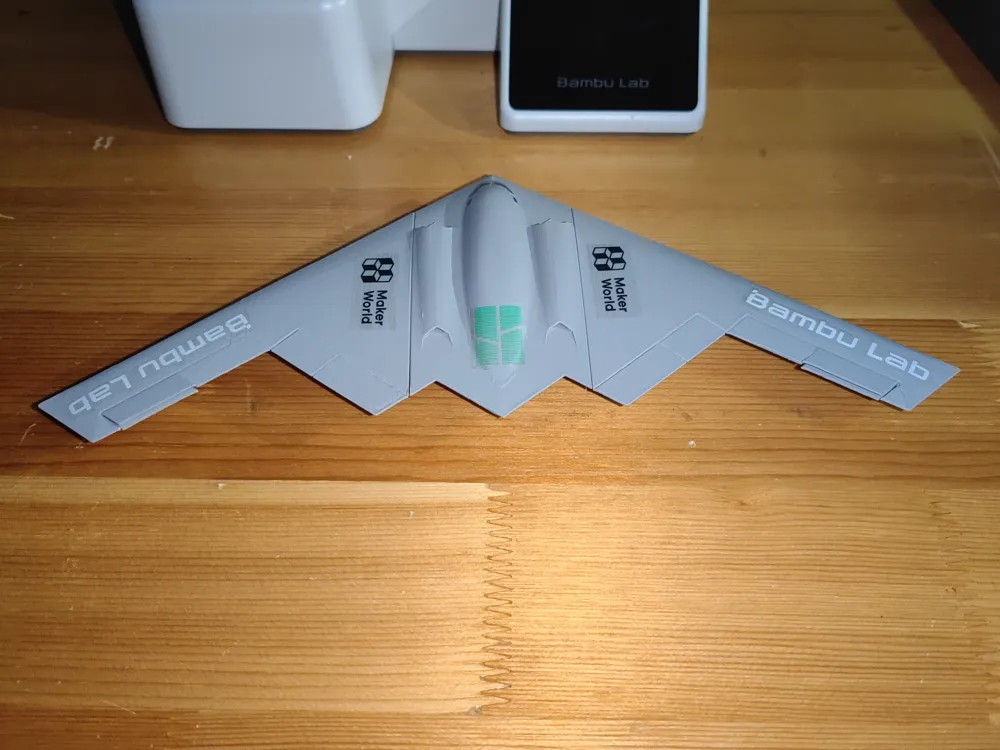 B2 (Spirit) Stealth Bomber - Assembly Version by 天门计划 MakerWorld: Download Free 3D Models